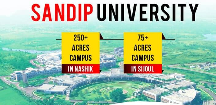 SANDIP: Top Private Universities in India | Courses, Eligibility, Placements, Fees Details